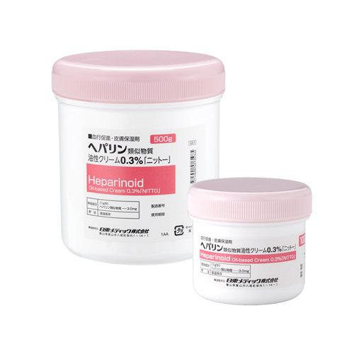 ヘパリン類似物質油性クリーム0.3%「ニットー」詳細 | 日東メディック | 日東メディック株式会社